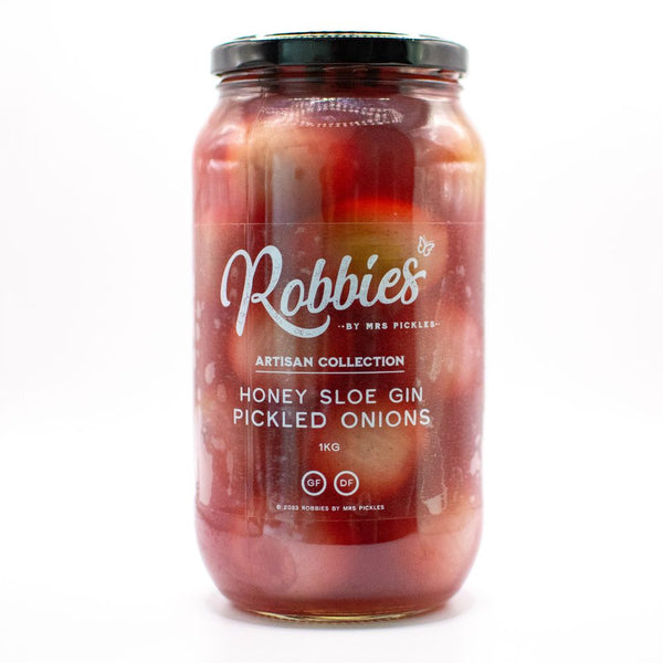 Honey Sloe Gin Pickled Onions 1 kg – Robbies by Mrs Pickles